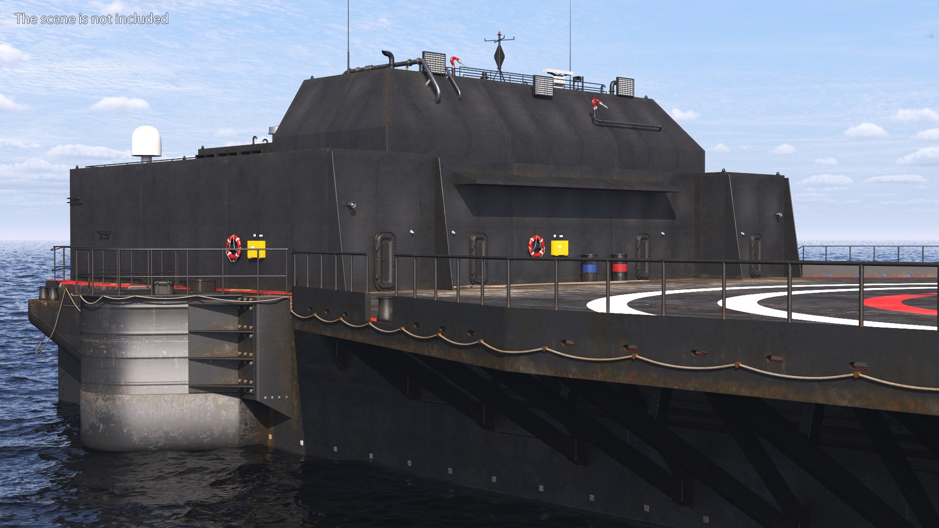 Autonomous Spaceport Drone Ship 3D - TurboSquid 2120524