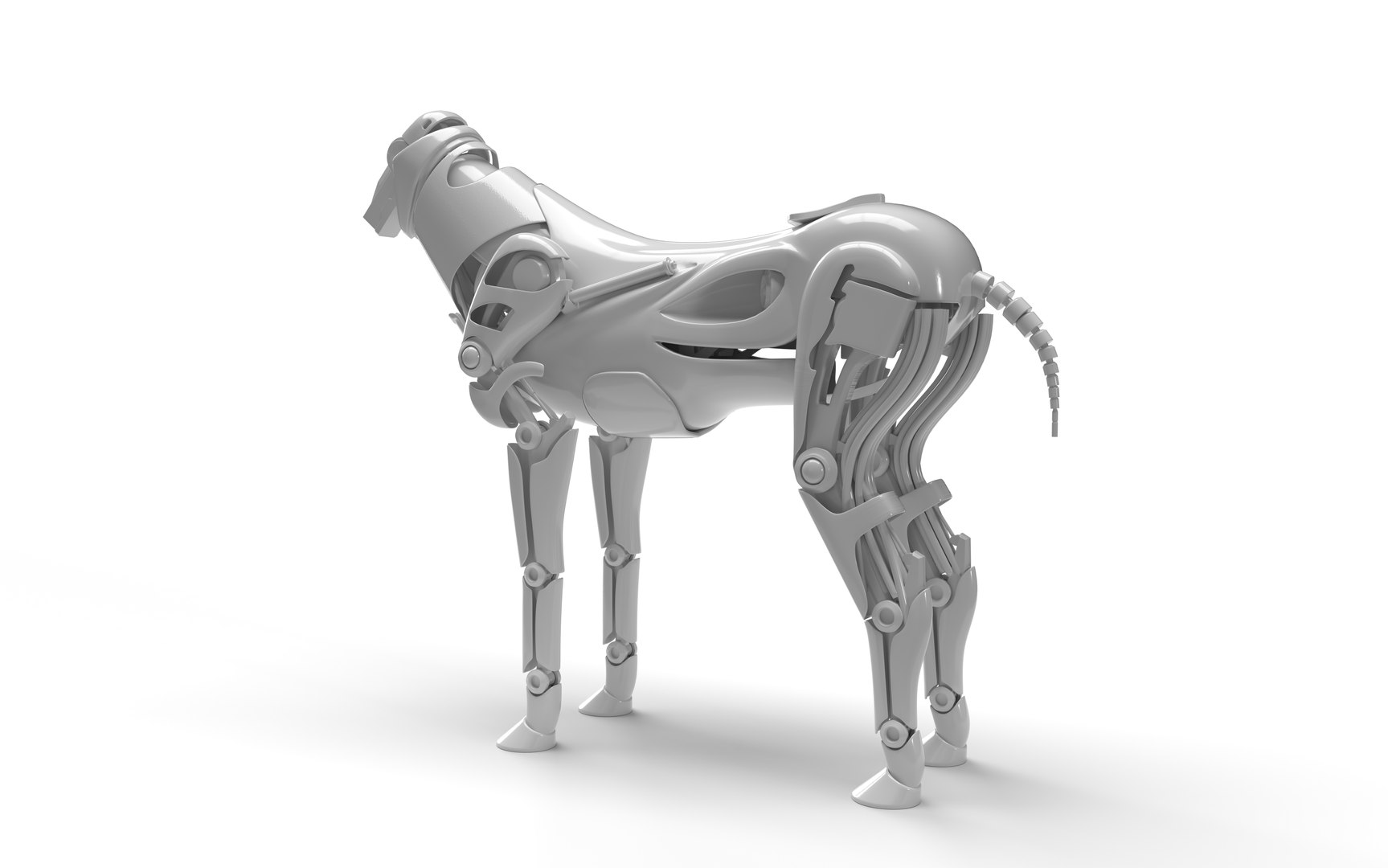 Sci-Fi Mech Horse Robo Model - TurboSquid 2134434