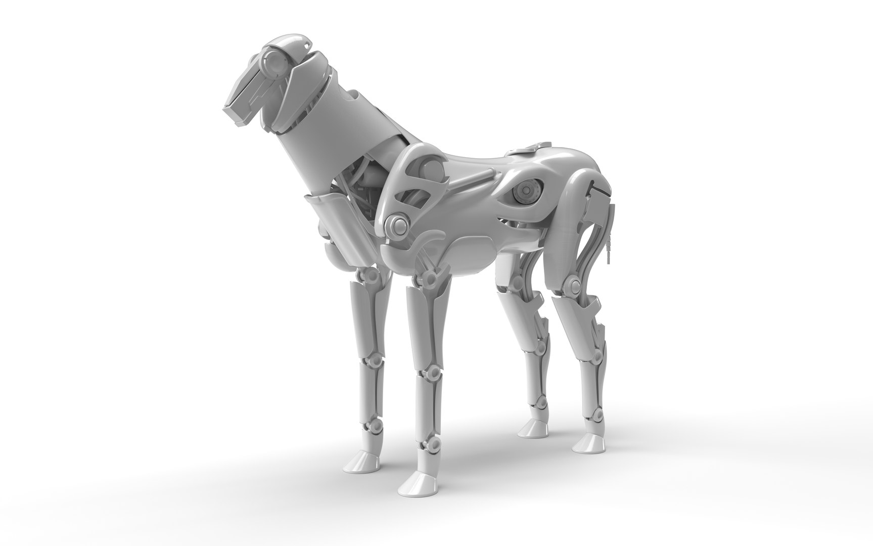 Sci-Fi Mech Horse Robo Model - TurboSquid 2134434