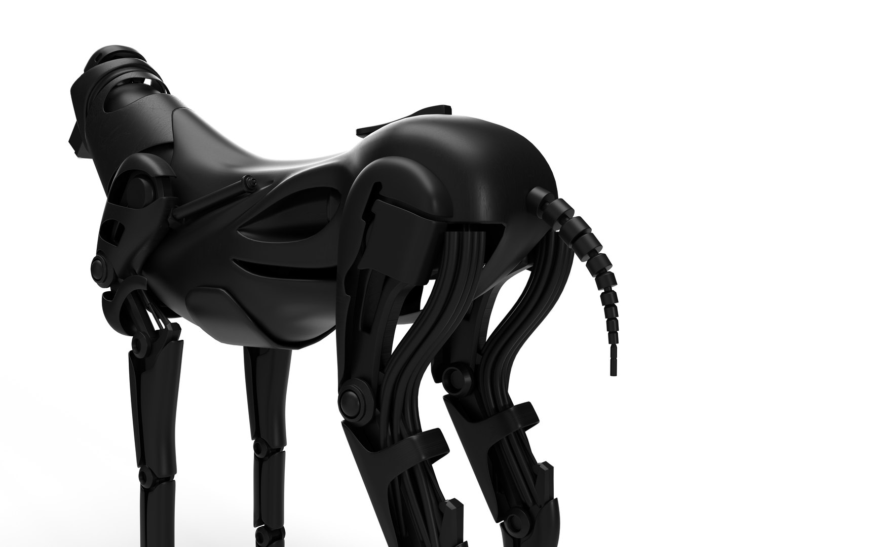 Sci-Fi Mech Horse Robo Model - TurboSquid 2134434