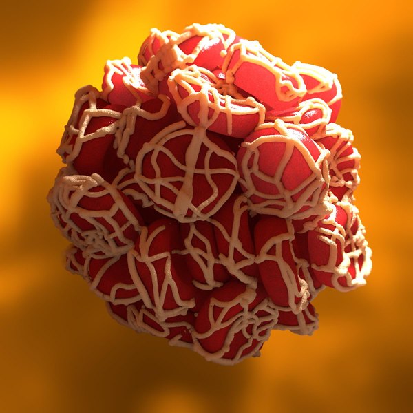 3d model clotted coagulated