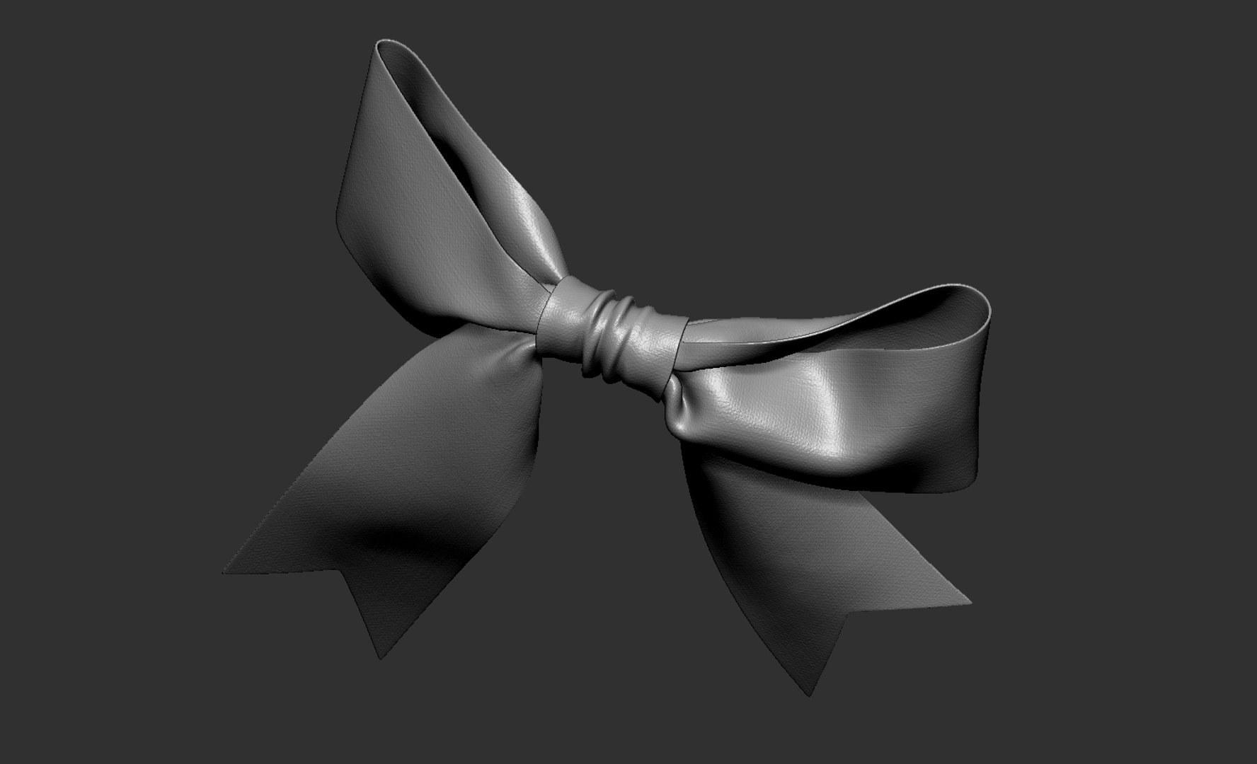 3D Ribbon Bow Model - TurboSquid 1338909