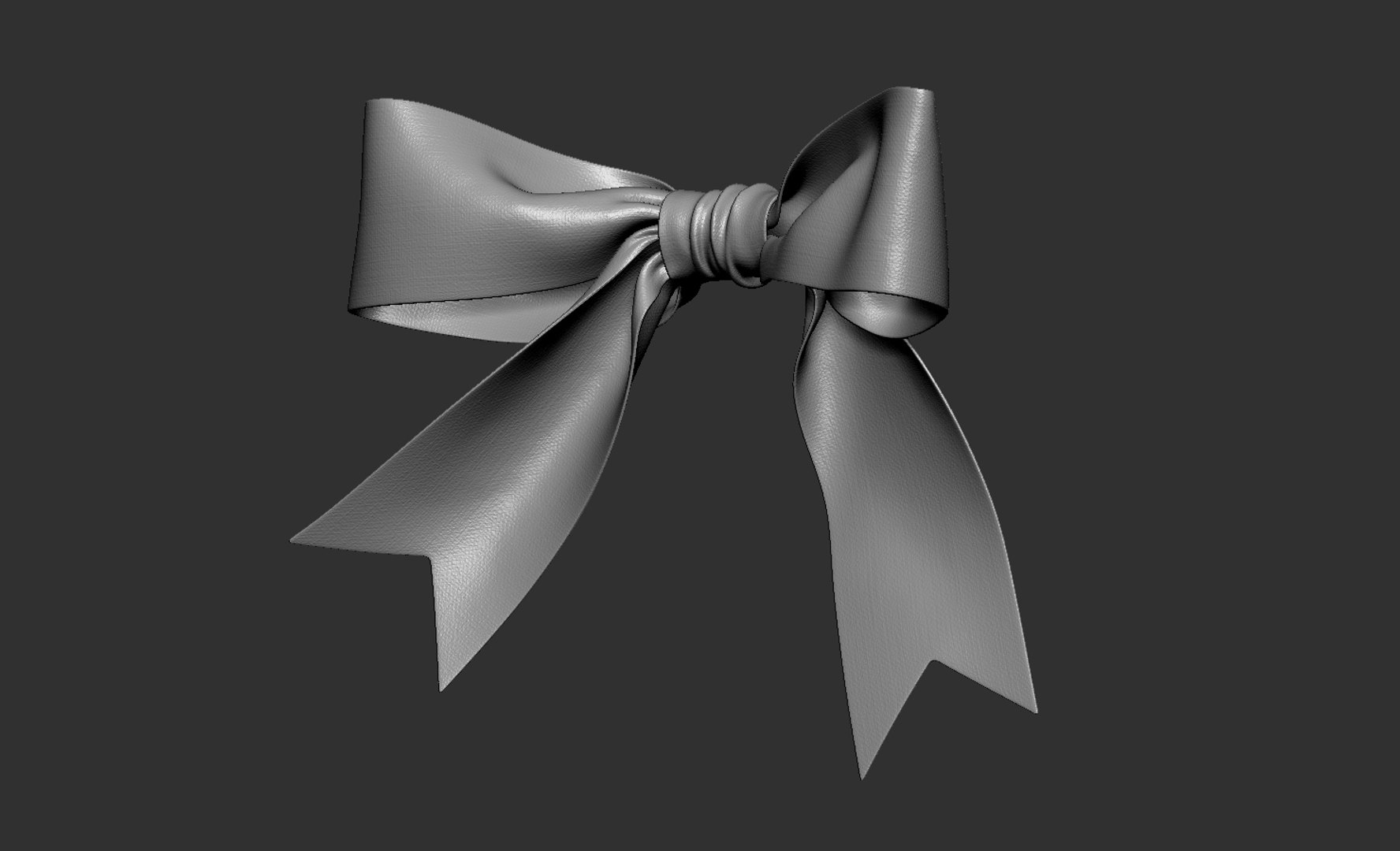 3D Ribbon Bow Model - TurboSquid 1338909