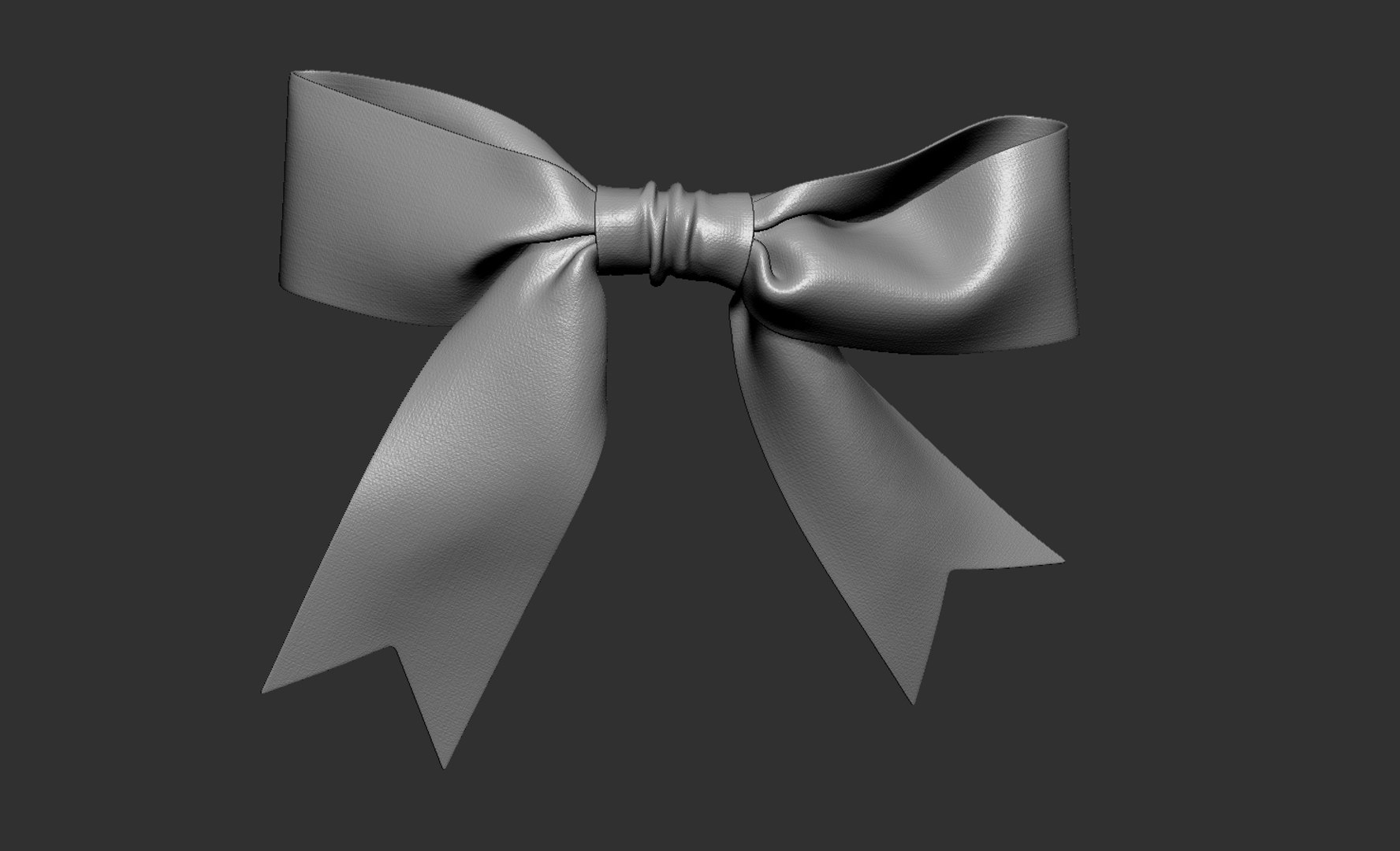 3D Ribbon Bow Model - TurboSquid 1338909