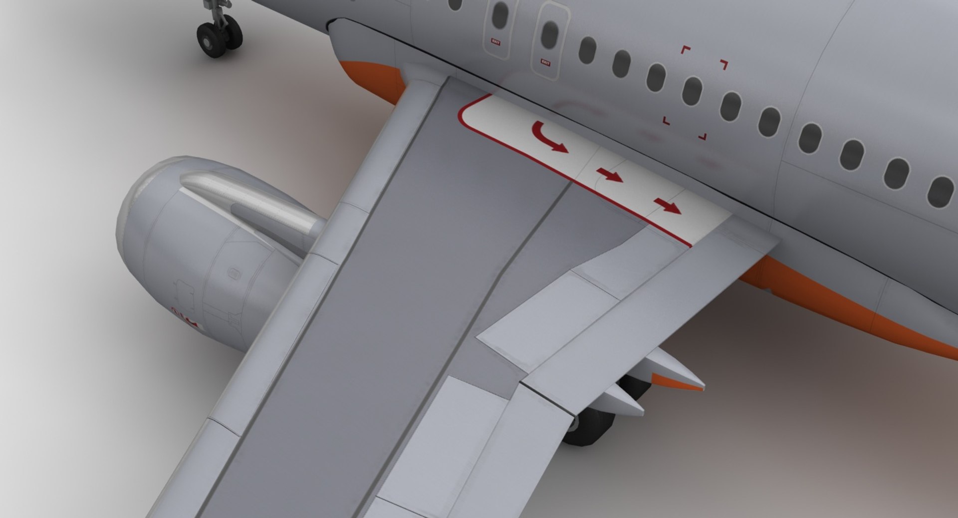airbus a320 jetstar animation 3d max