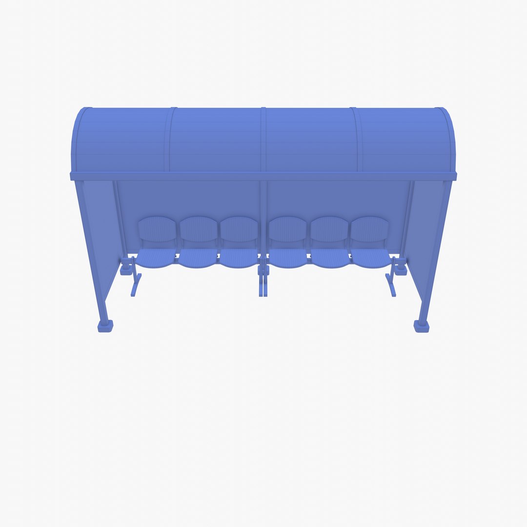 3D Bus Stop V2 Model - TurboSquid 2188894