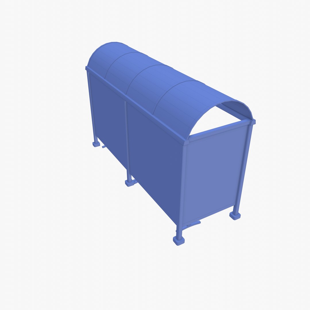 3D Bus Stop V2 Model - TurboSquid 2188894