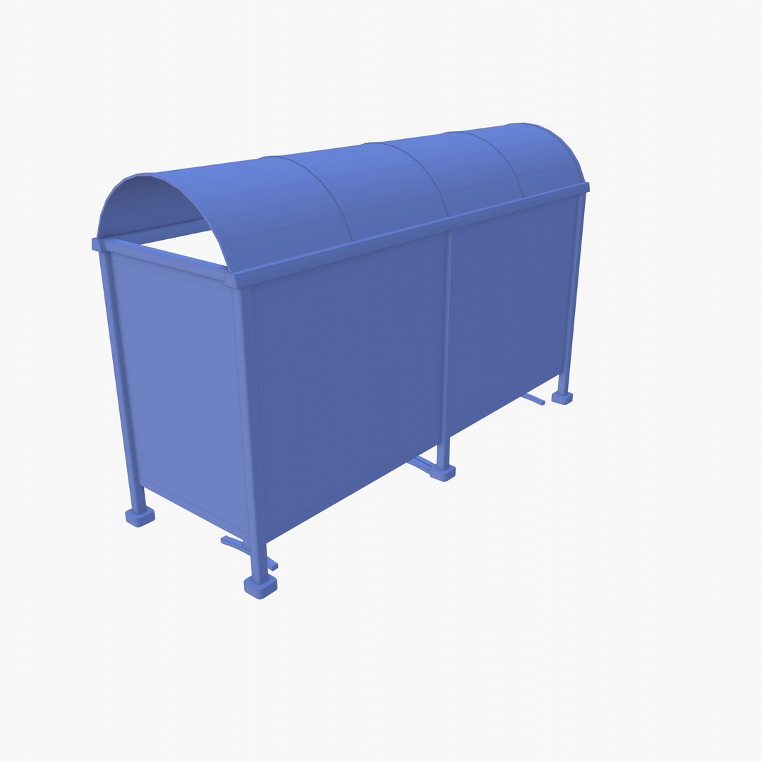 3D Bus Stop V2 Model - TurboSquid 2188894