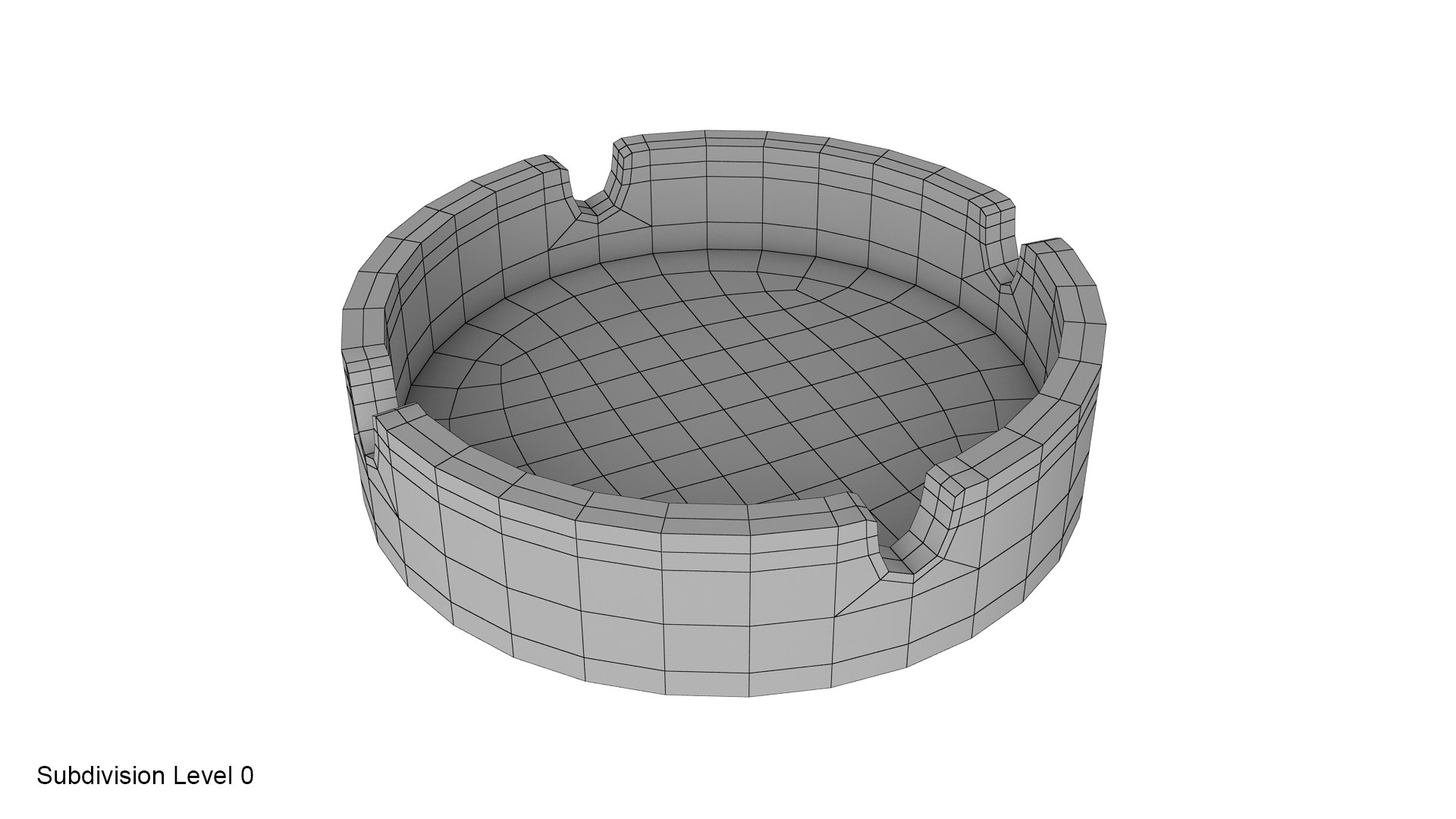 3D ashtray ash tray - TurboSquid 1523582