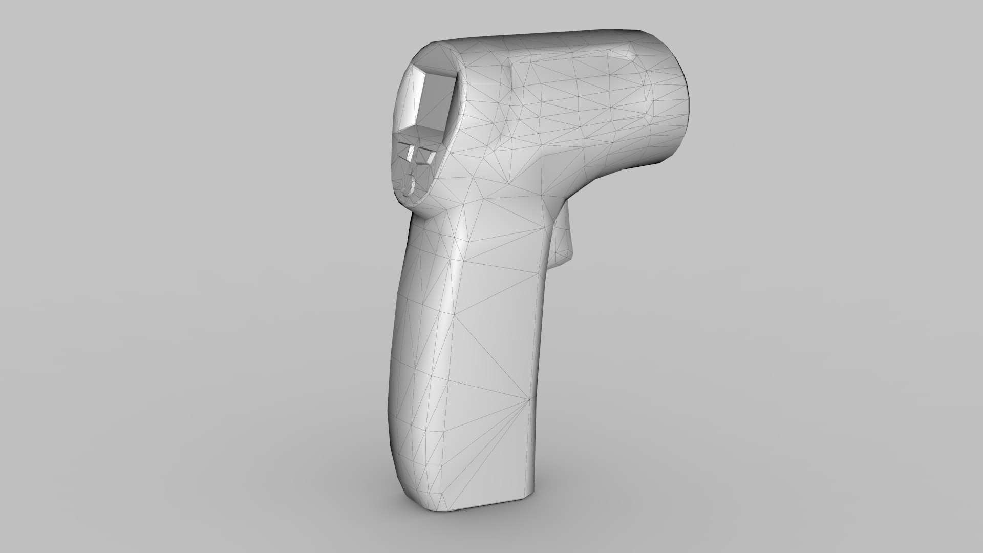3D Infrared Thermometer 01 Model - TurboSquid 1635152