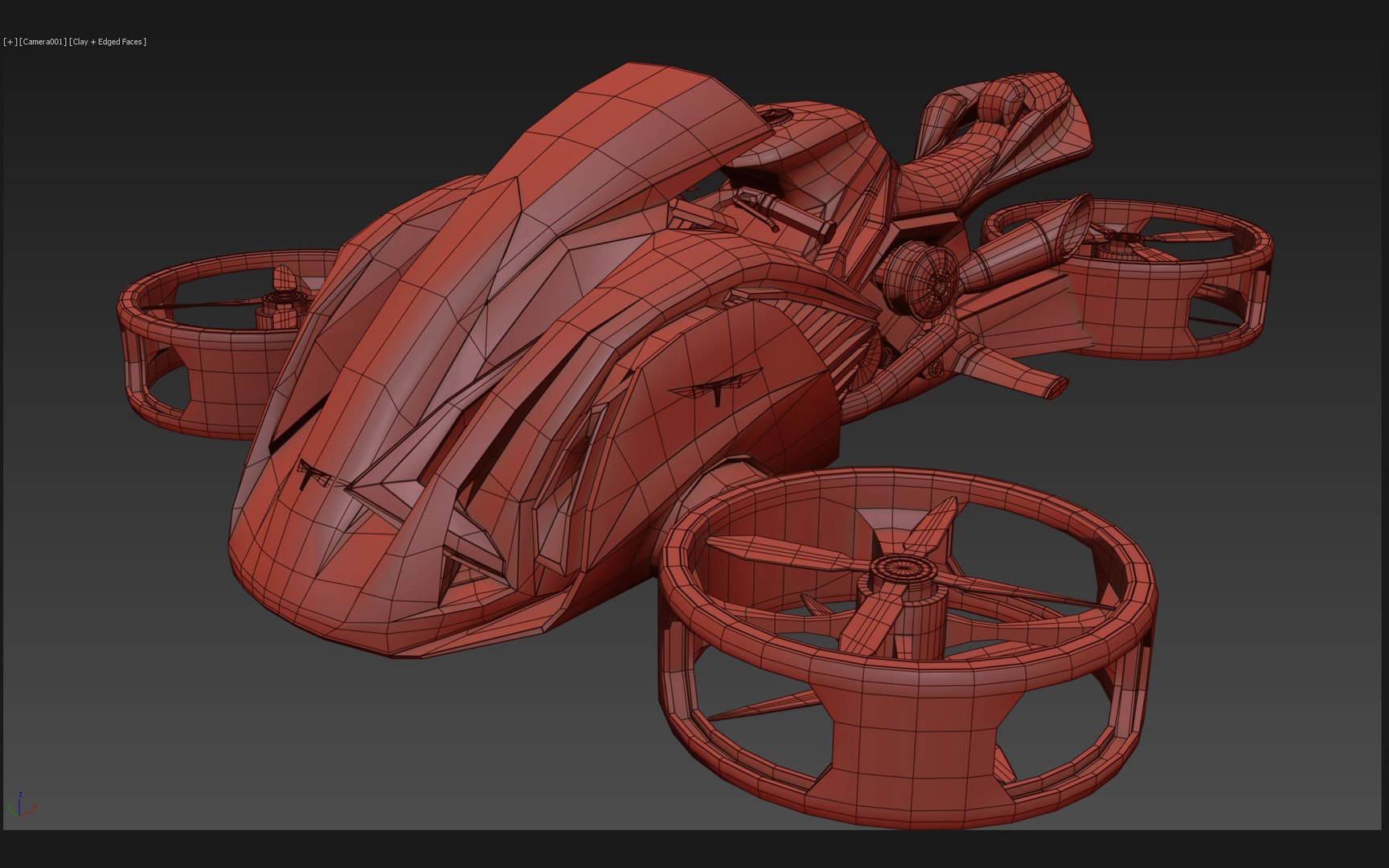 3D Model T Copter Bike 08 - TurboSquid 1986846
