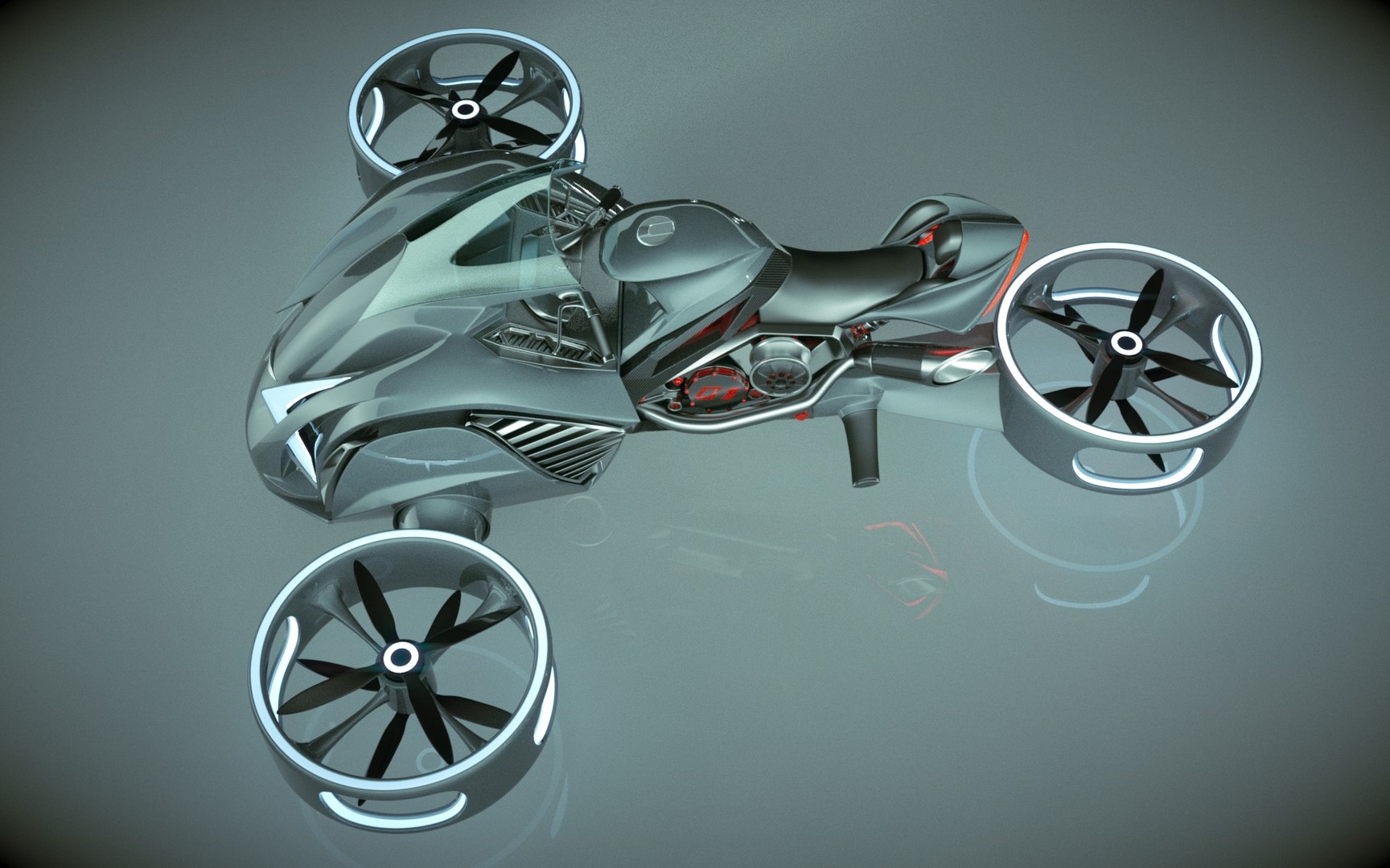 3D Model T Copter Bike 08 - TurboSquid 1986846