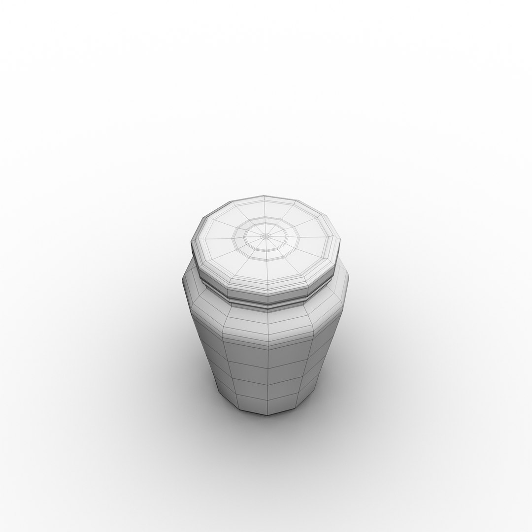 3d jam jar model