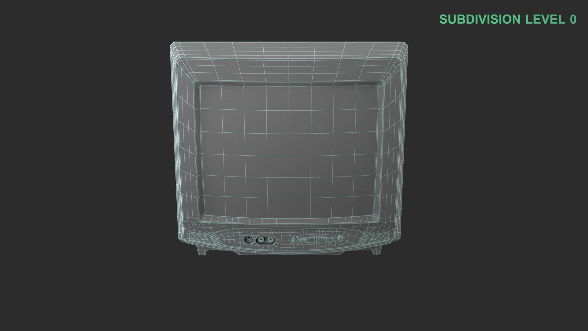 3D Old Tv - TurboSquid 2385376