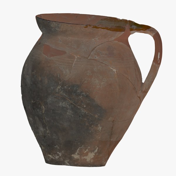 3D Medieval Pot 02 RAW Scan model - TurboSquid 1793596