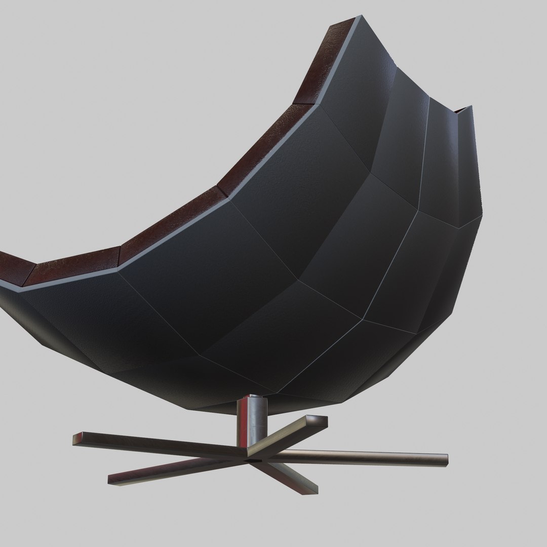 Vintage Futuristic Chair 3d 3ds