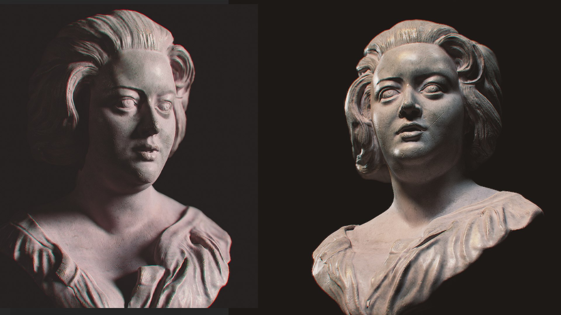 3D Constanza Bonarelli Bernini Bust Sculpture For ARCHVIZ-PBR-REALTIME ...