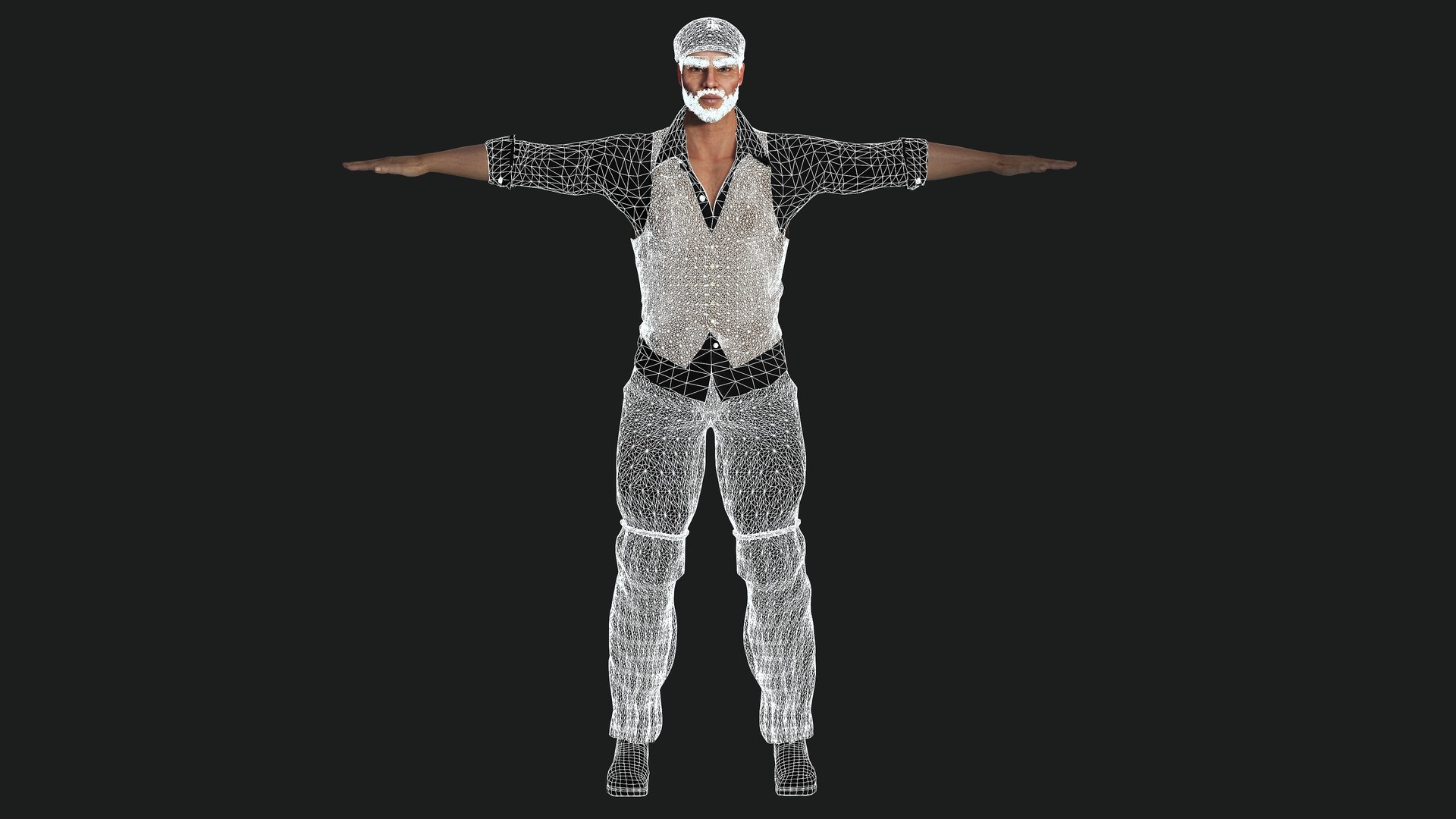 AAA 3D REALISTIC CHARACTER - EUROPEAN BOUNCER 1920 ERA NPC 3D ...