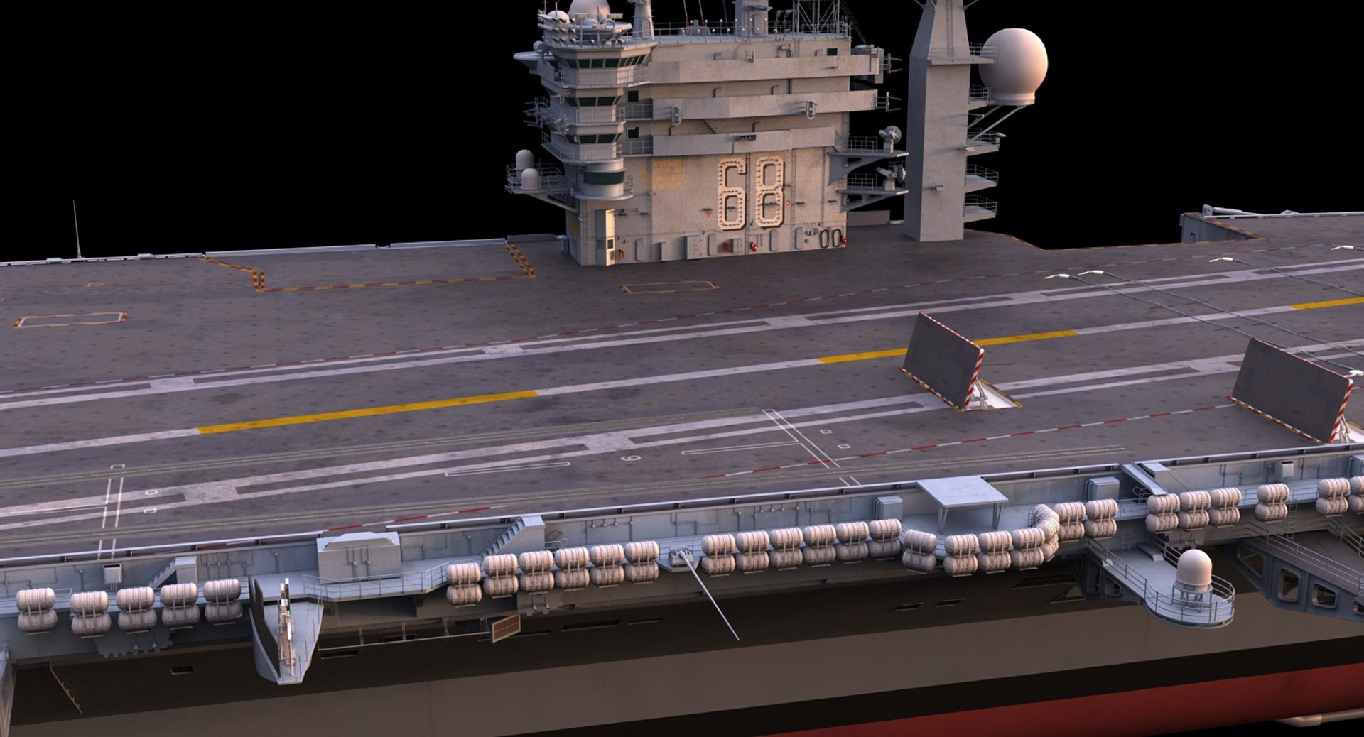 3d Uss Nimitz Aircraft Carrier