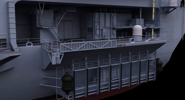 3d uss nimitz aircraft carrier