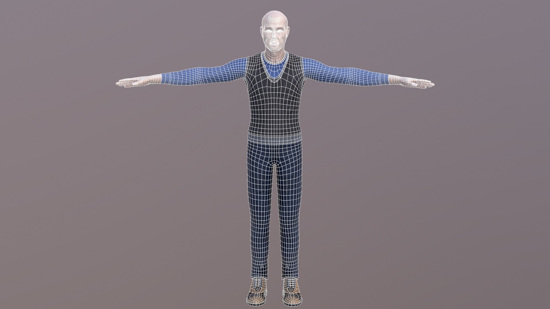 Man Bald 3D Model - TurboSquid 1521873