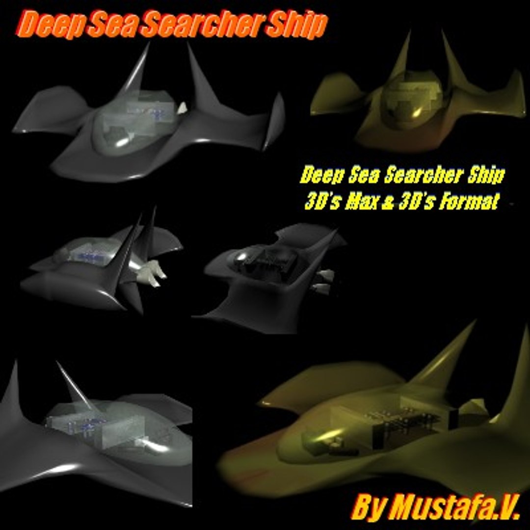 3d Model Of Deep Sea