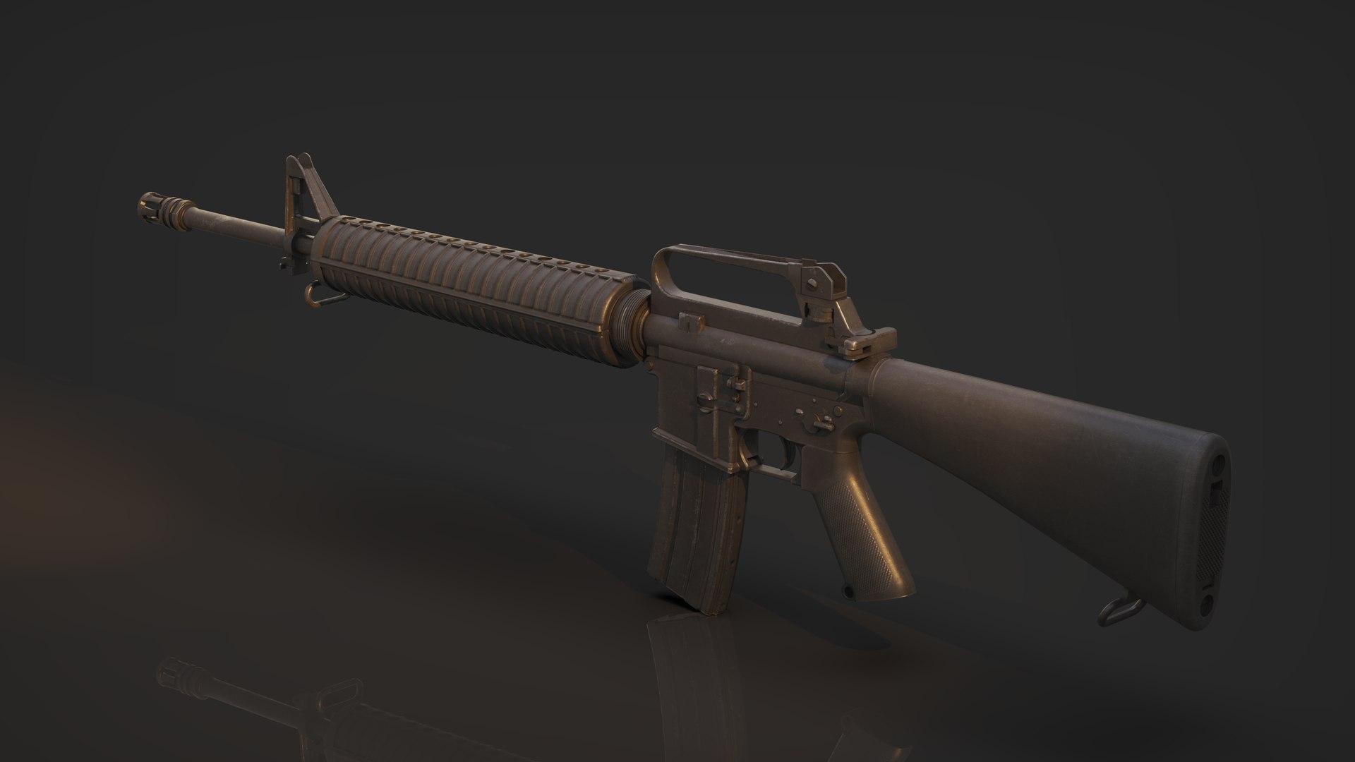 M16 Rifle 3D - TurboSquid 2133804