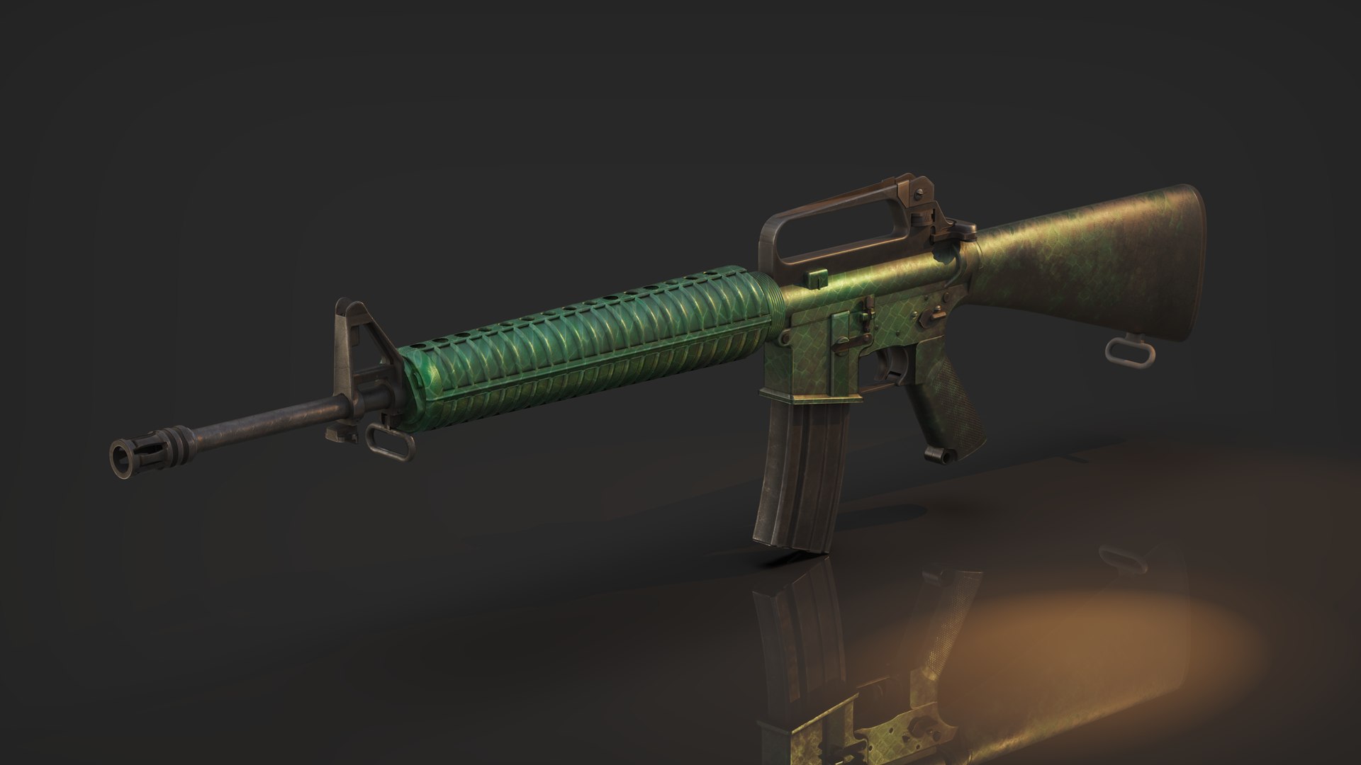M16 Rifle 3D - TurboSquid 2133804