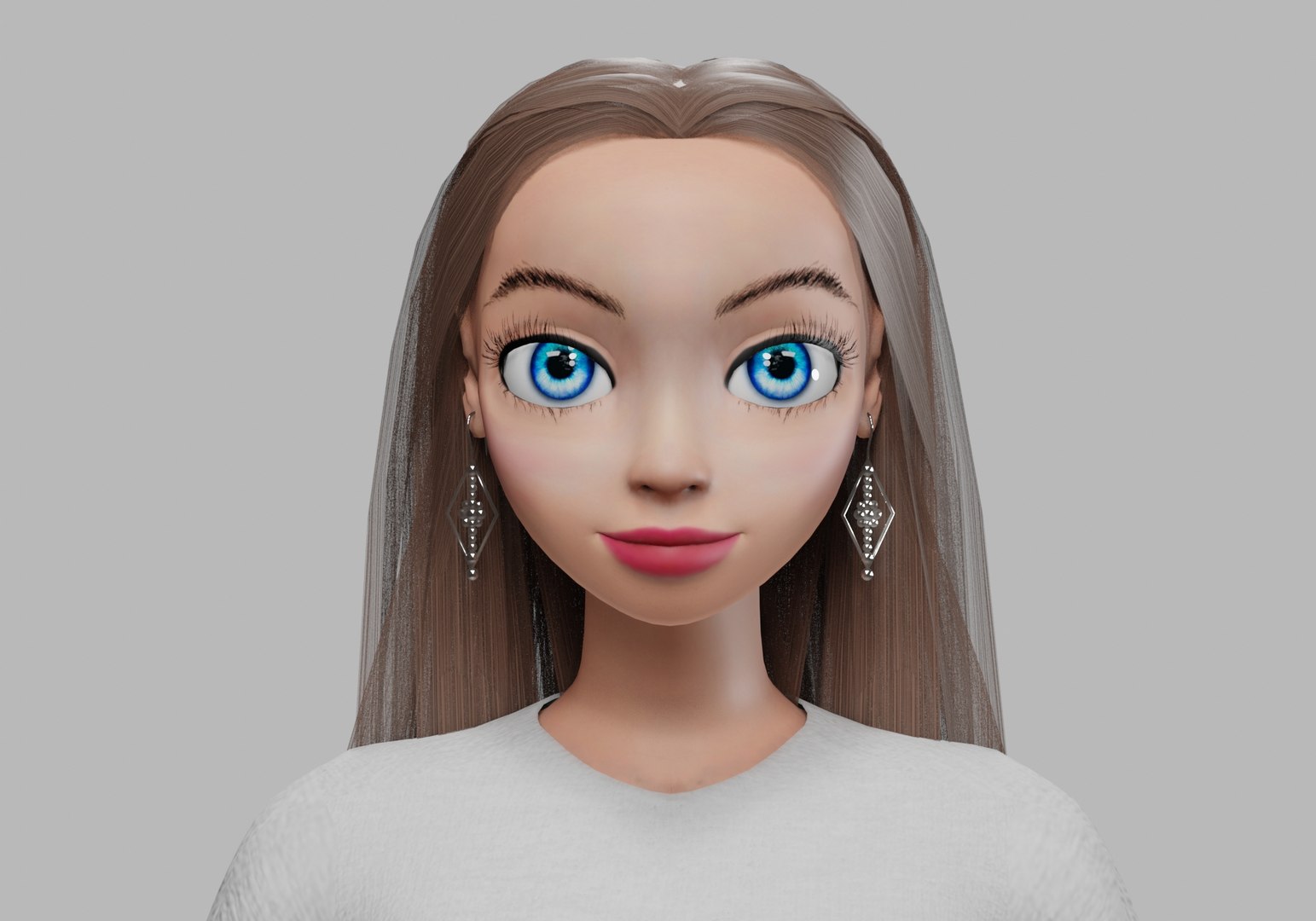 Pretty Beautiful Girl V30093 3D Model - TurboSquid 2263334