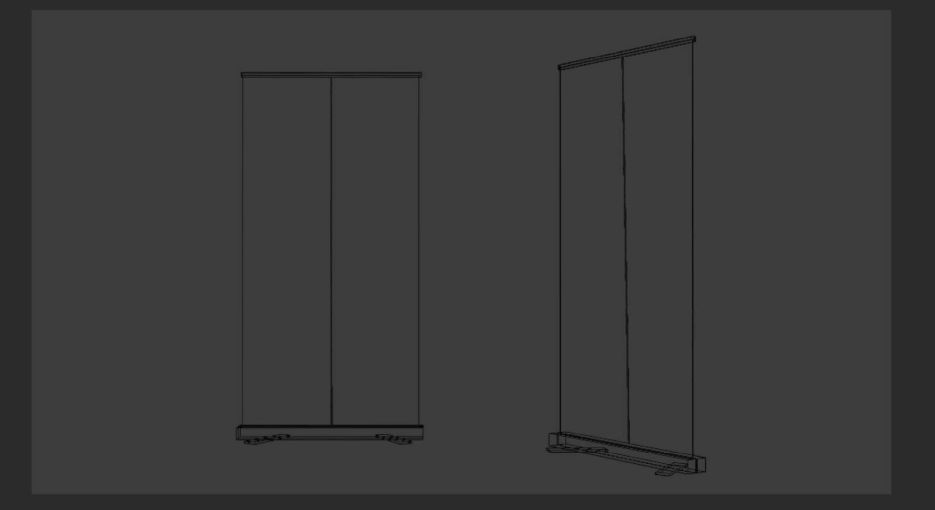 3D Standee Stand Model - TurboSquid 1650989