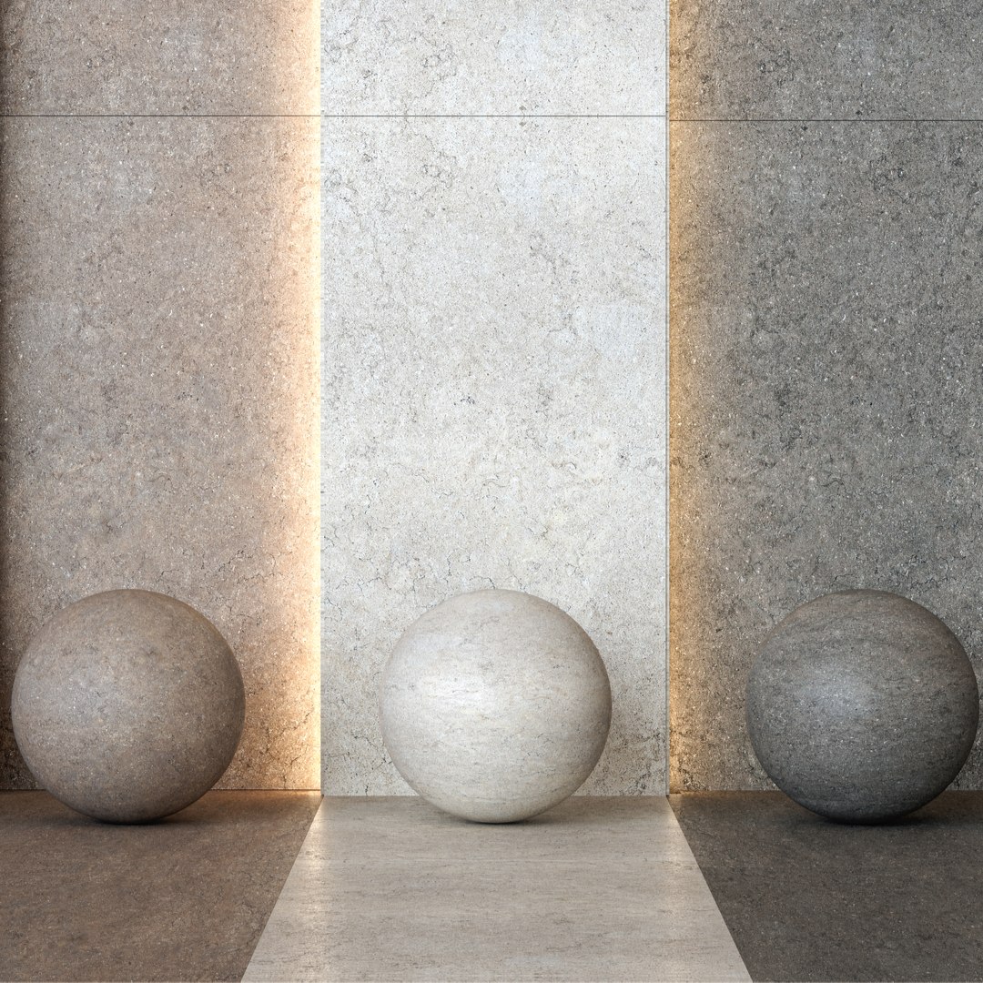 Italon Discover Porcelain Tiles - Desert Fume White Grey Set Of 8 Model ...