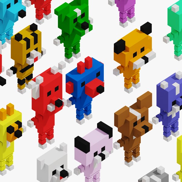 28 low poly cartoon animals pack for game3D模型 - TurboSquid 1875048