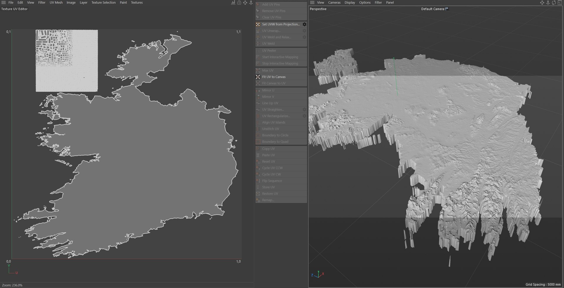 3D Ireland Terrain Map Model - TurboSquid 2336186