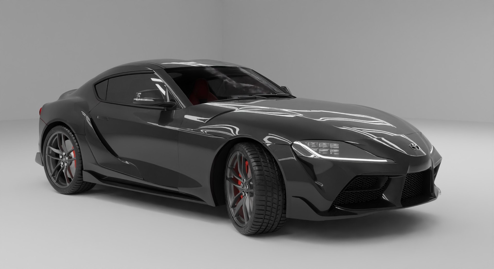 Toyota Supra 2023 With Interior 3D Model - TurboSquid 2231799