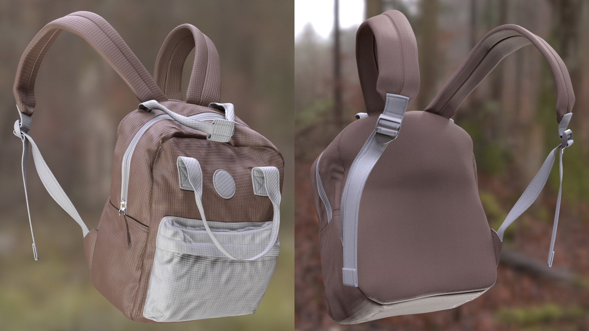 3D Backpack 203 - All MH Bodies UE5 Skeletons - Rigged - TurboSquid 2324265
