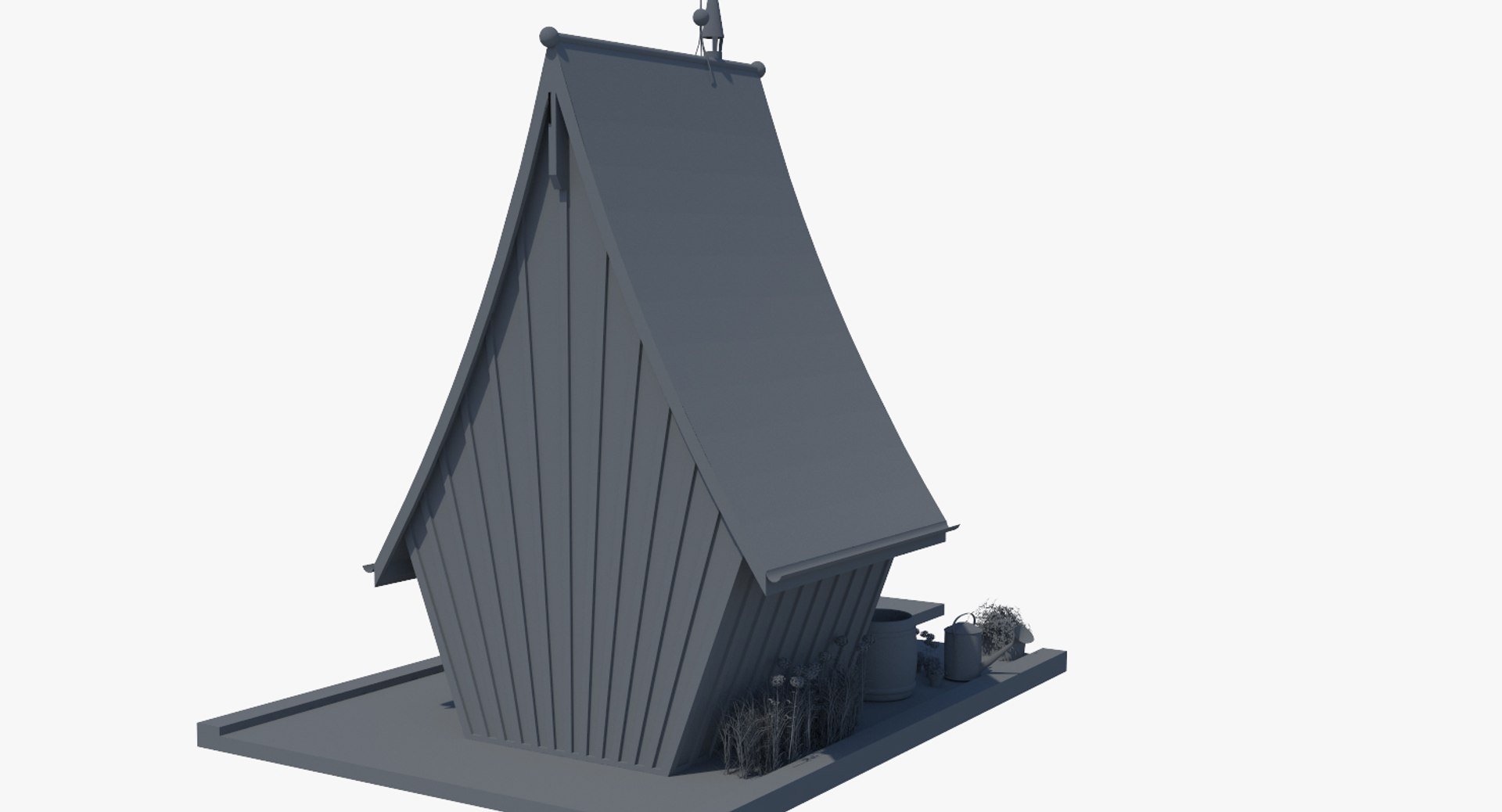 Fancy Hut Model - TurboSquid 1290243