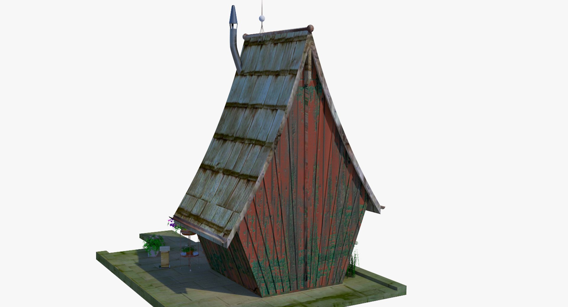 Fancy Hut Model - TurboSquid 1290243