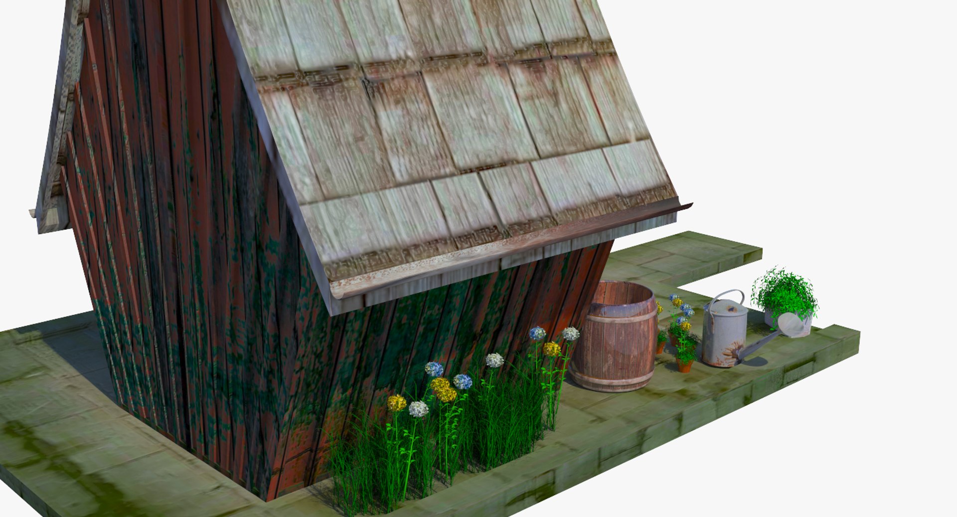 Fancy Hut Model - TurboSquid 1290243
