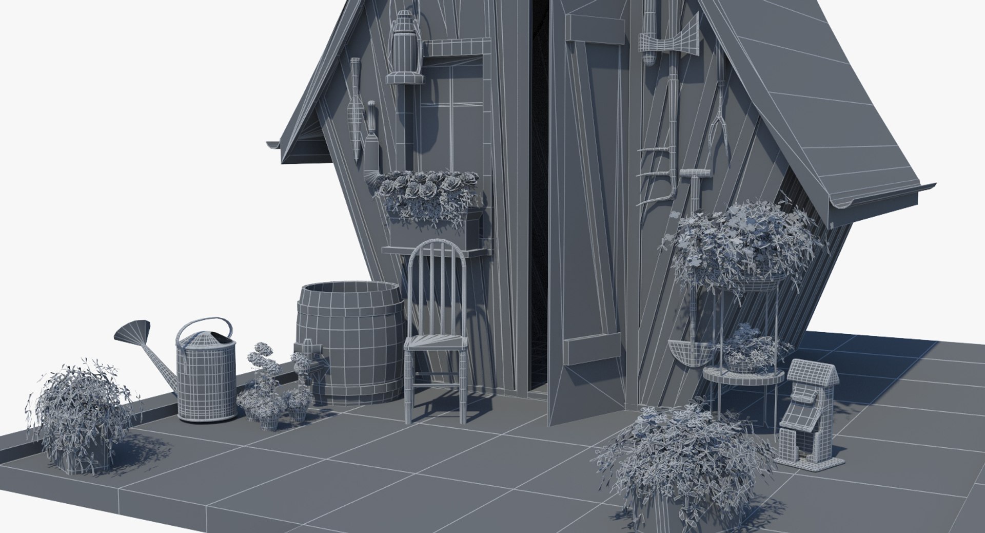 Fancy Hut Model - TurboSquid 1290243