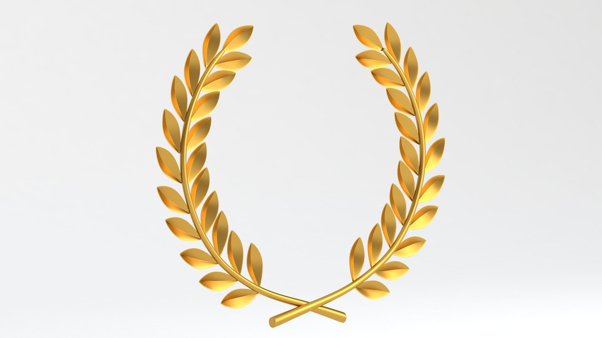 Laurel Wreath Gold 3D - TurboSquid 2397280