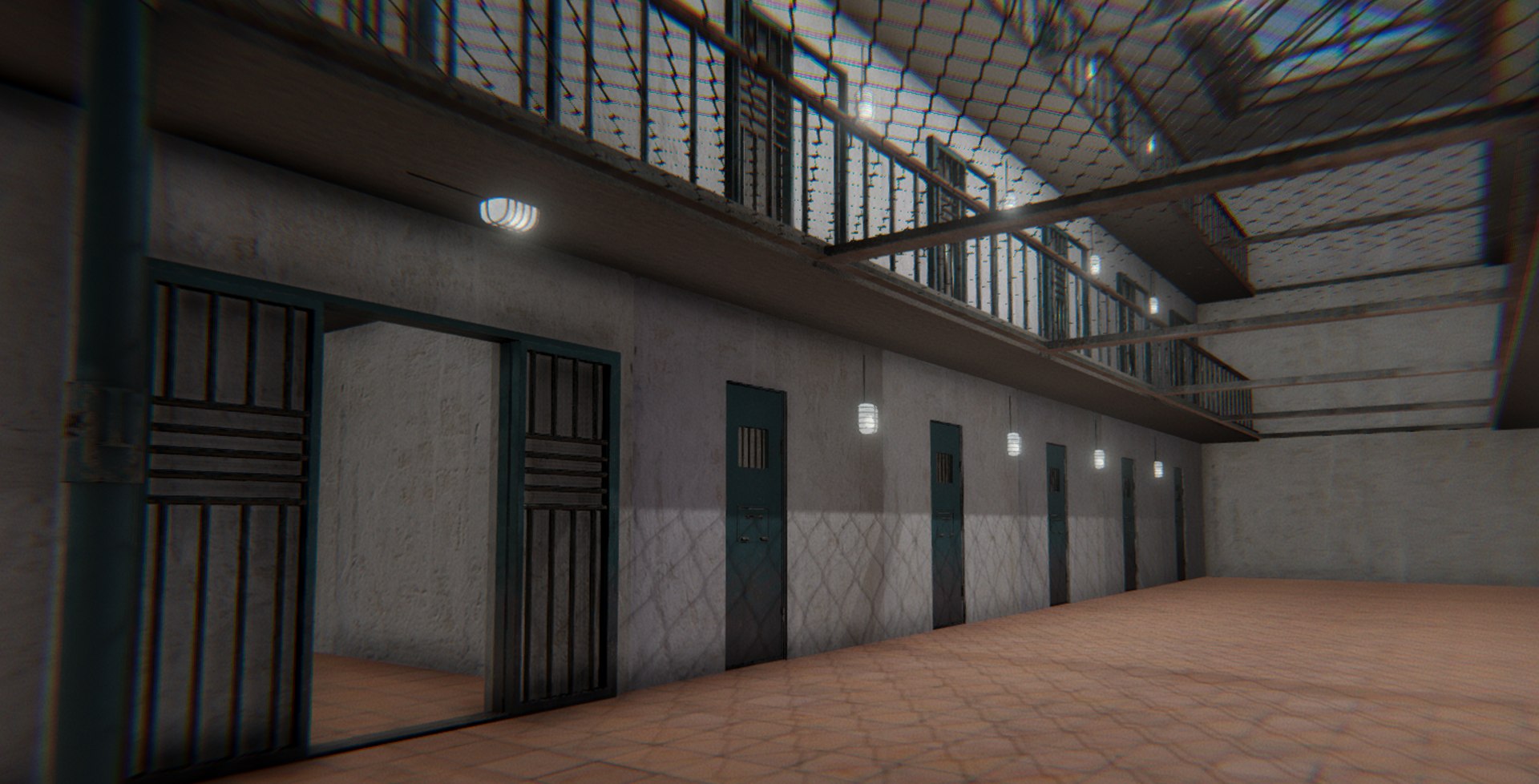 3D Prison House - - TurboSquid 1433197