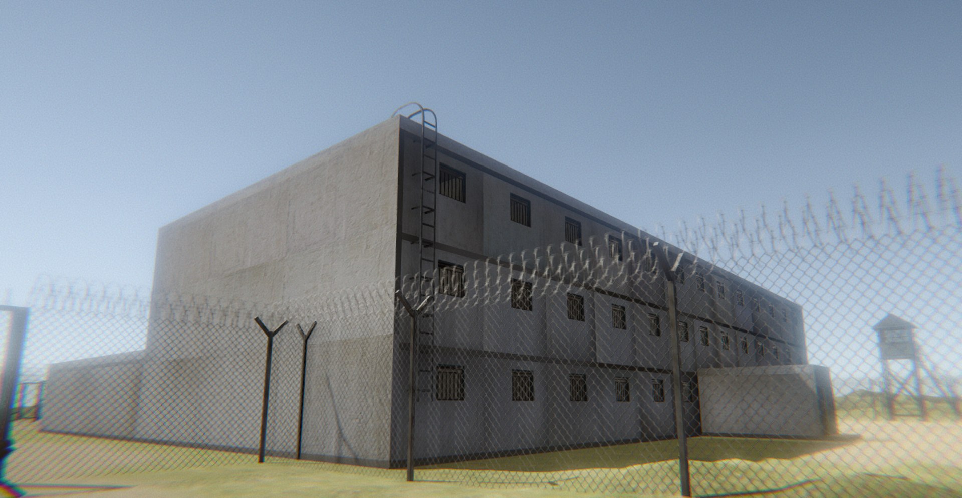 3D Prison House - - TurboSquid 1433197