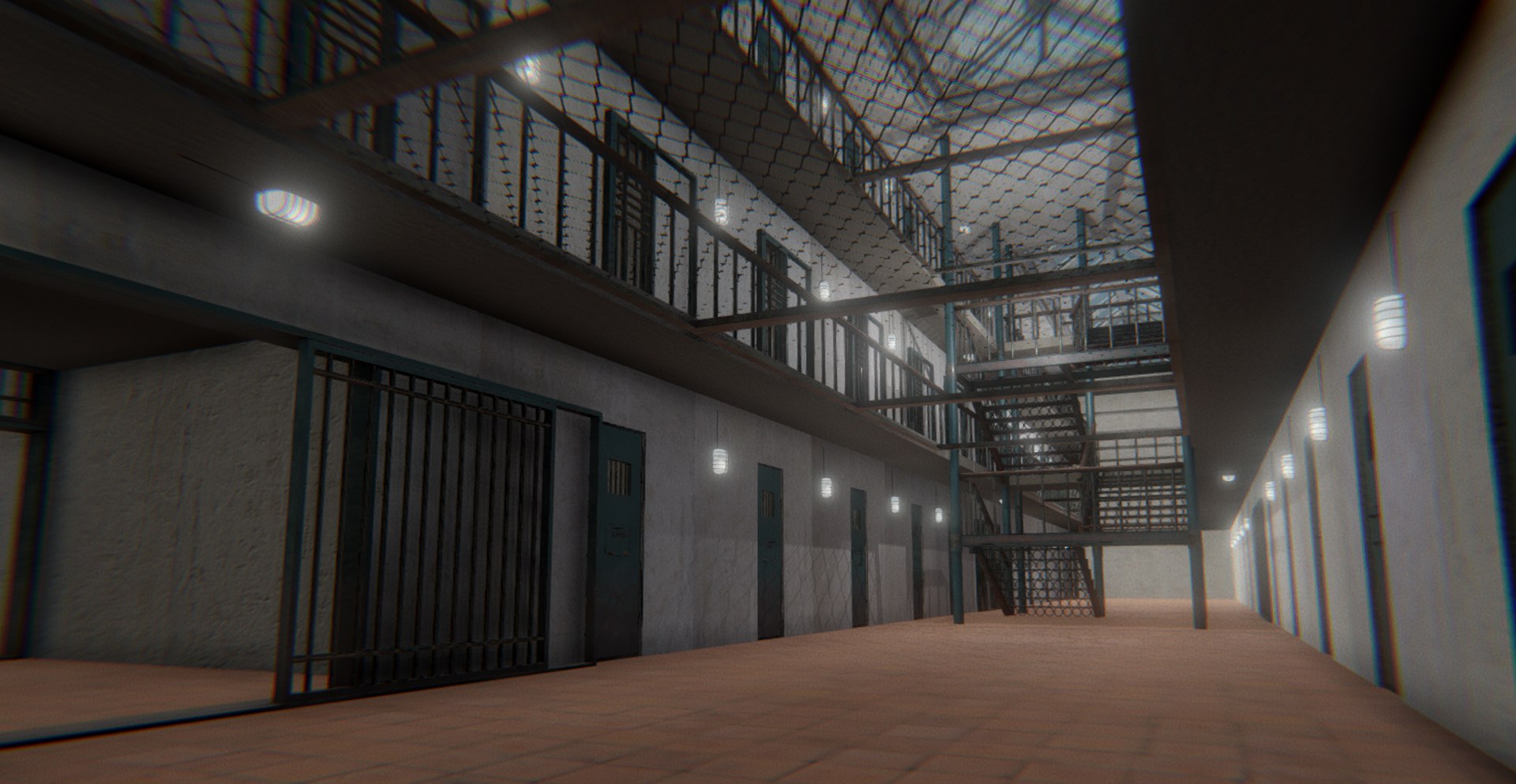 3D Prison House - - TurboSquid 1433197