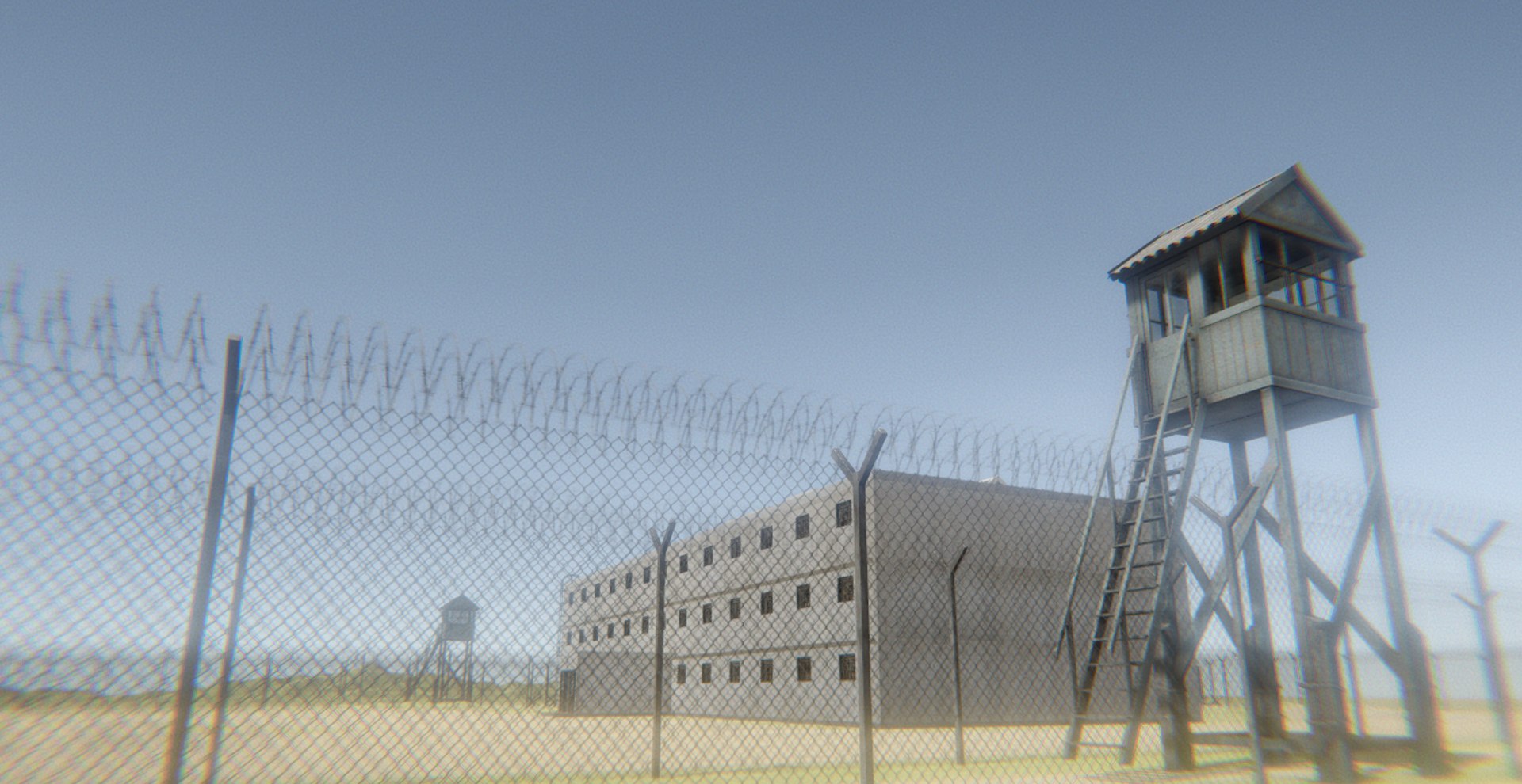 3D Prison House - - TurboSquid 1433197