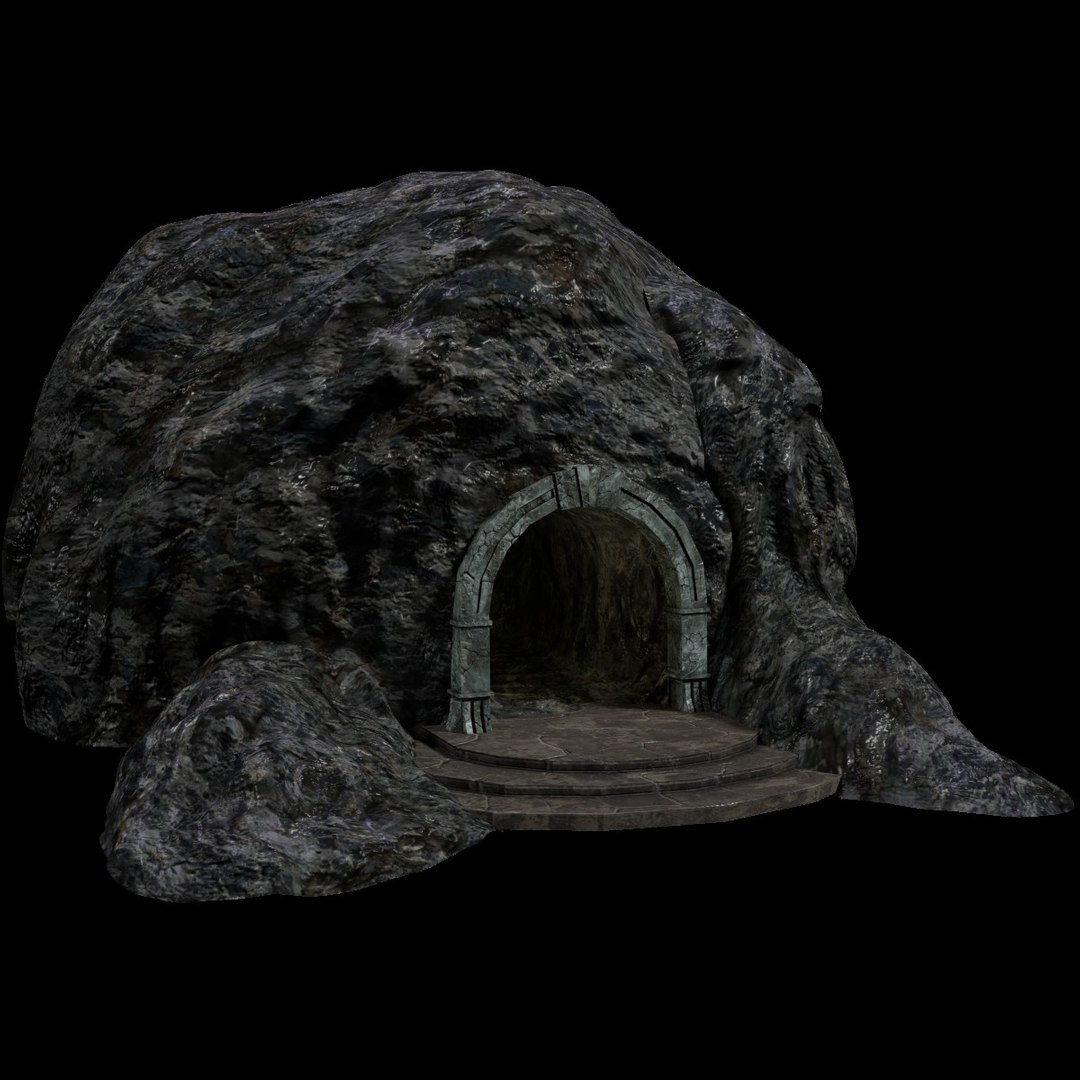 Cave Entrance 3d Model