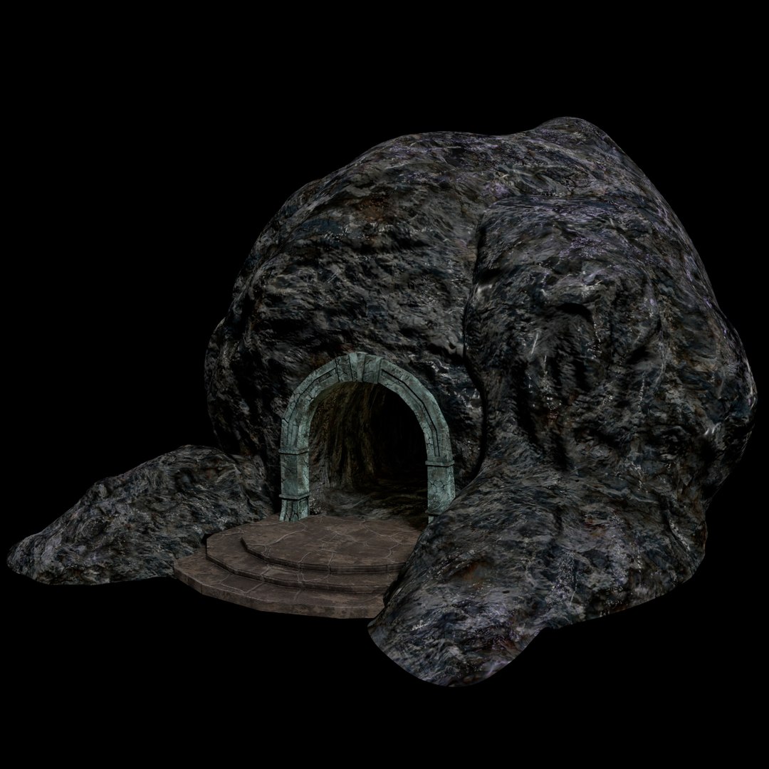 Cave Entrance 3d Model