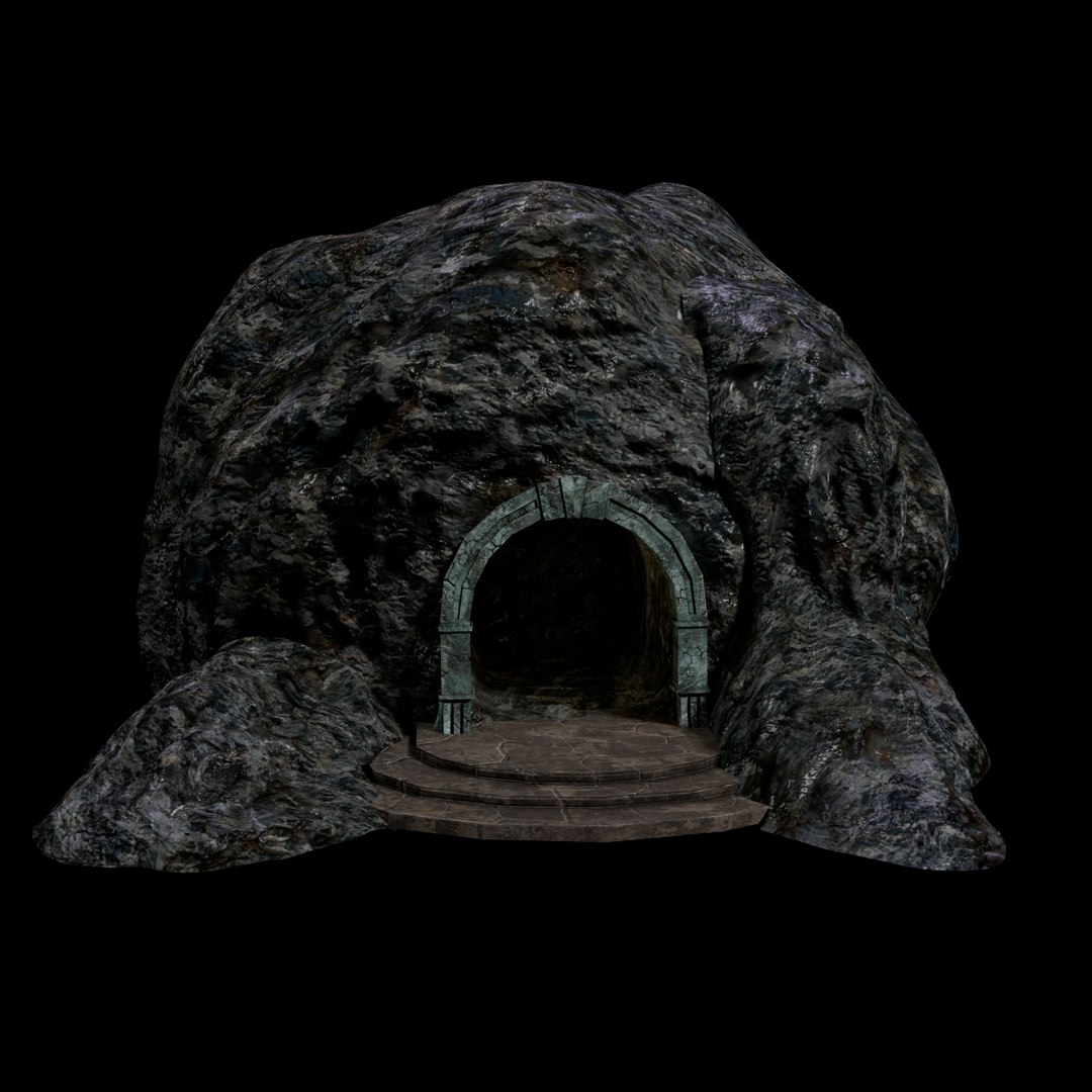 Cave Entrance 3d Model