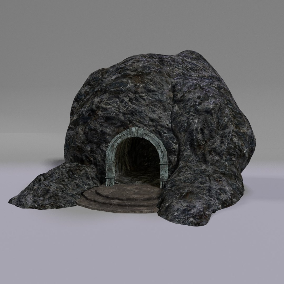 Cave Entrance 3d Model