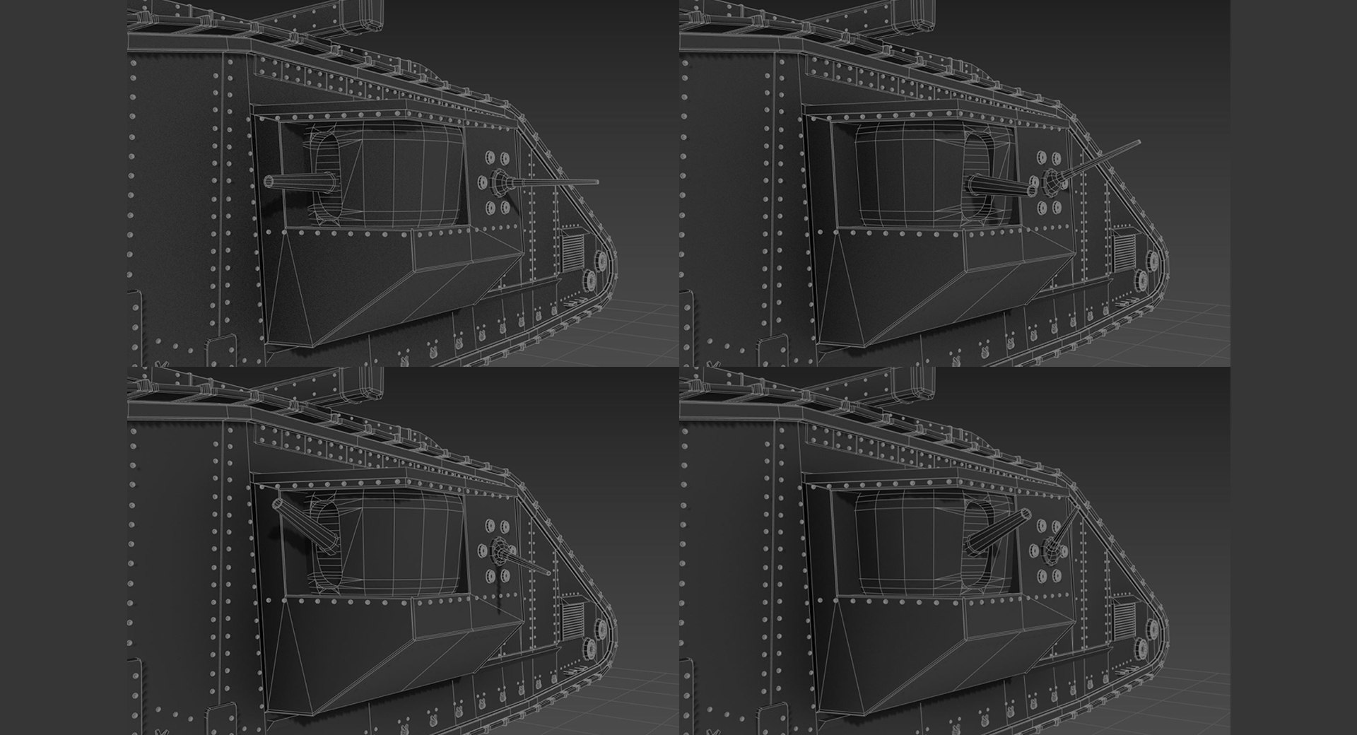 Mark Tank 3D Model - TurboSquid 1581487