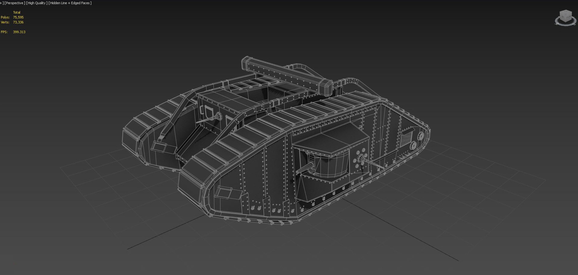 Mark Tank 3D Model - TurboSquid 1581487